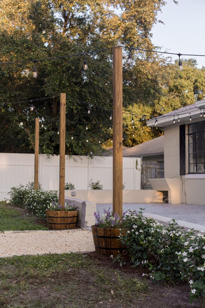 DIY String Light Planters - Jenna Sue Design