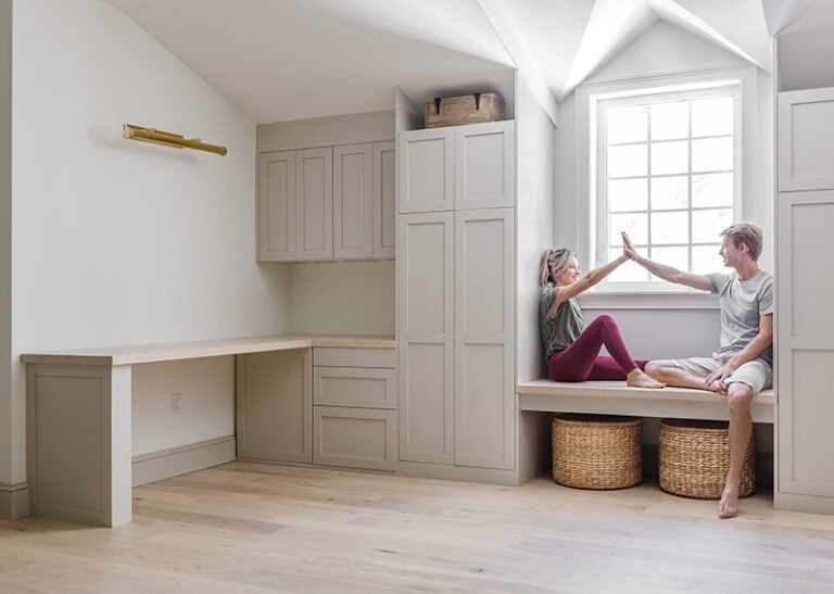 How to: Whitewash butcher block desk - Jenna Sue Design