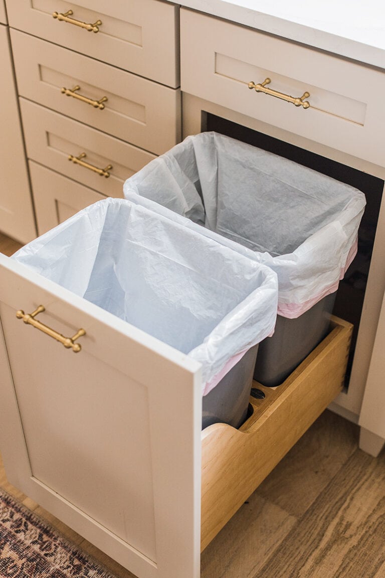 How we organized our kitchen drawers and cabinets - Jenna Sue Design