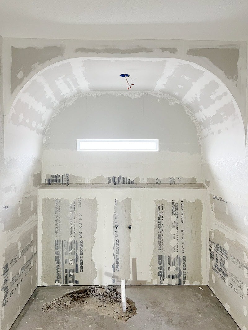 How to Build an Arched Doorway Opening - Jenna Sue Design