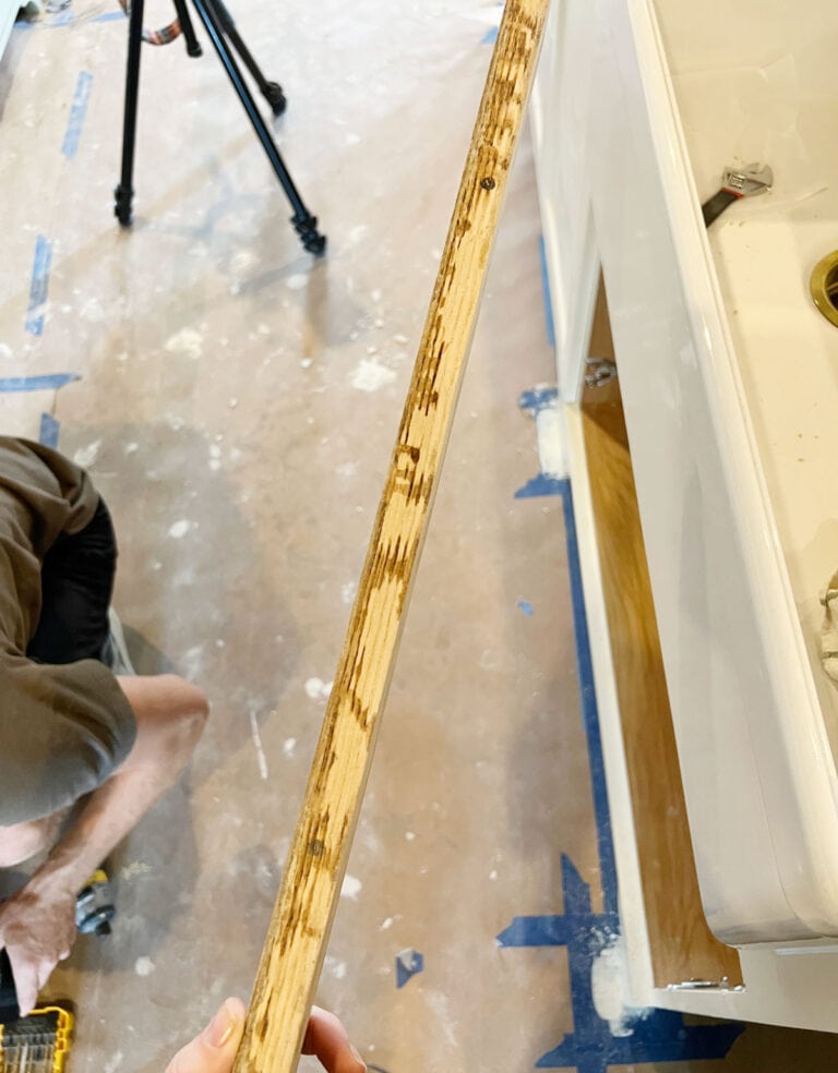 How to Make a Sink Drip Rail - Jenna Sue Design