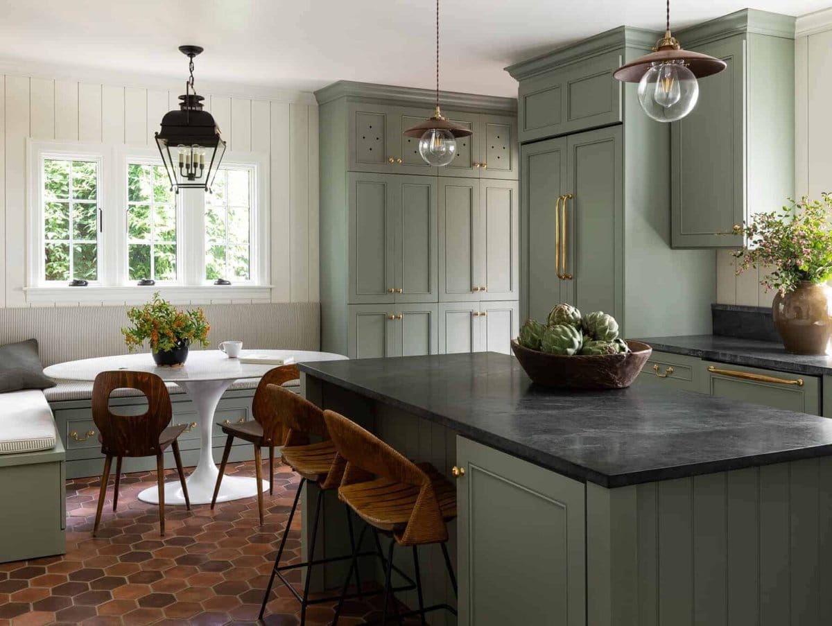 40+ Sage Green Kitchen Cabinets (with Paint Colors!) - Jenna Sue Design