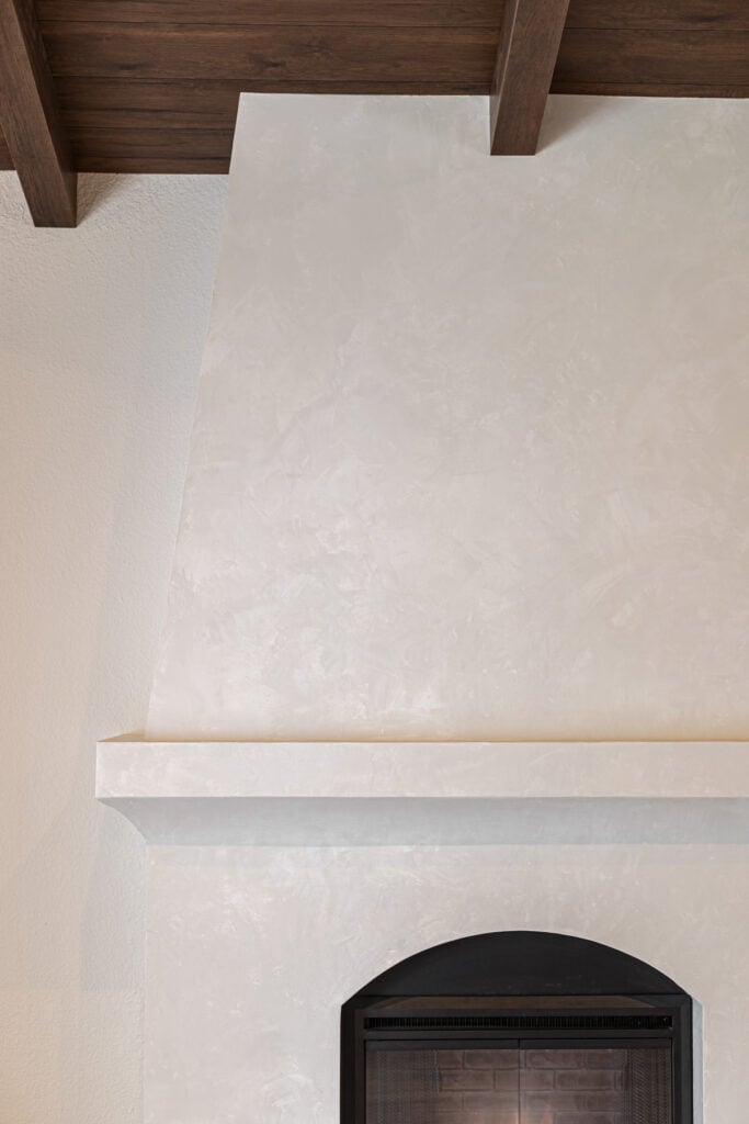 DIY Venetian Plaster Fireplace - Jenna Sue Design