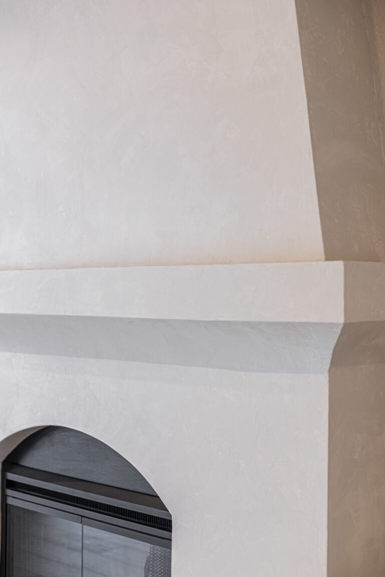 DIY Venetian Plaster Fireplace - Jenna Sue Design