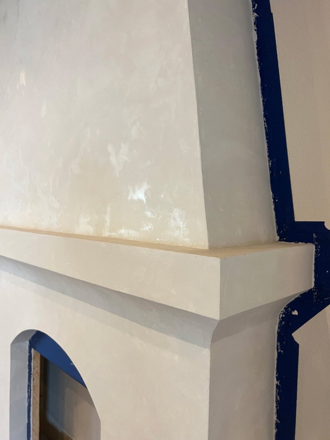 DIY Venetian Plaster Fireplace - Jenna Sue Design