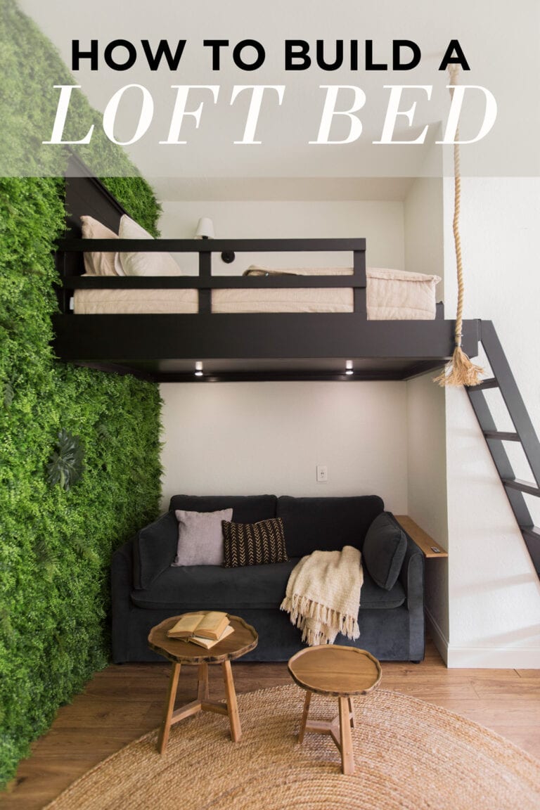 How to Build a Loft Bed - Jenna Sue Design