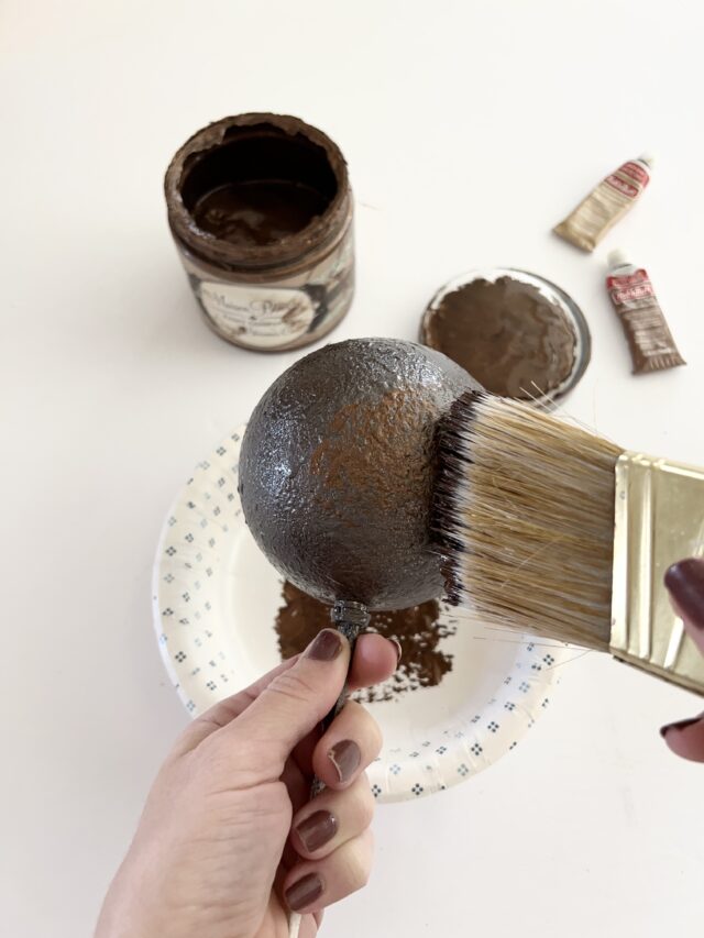 DIY Aged Iron Christmas Ornaments - Jenna Sue Design