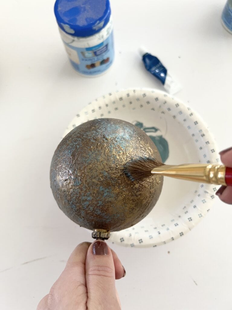 DIY Aged Iron Christmas Ornaments - Jenna Sue Design