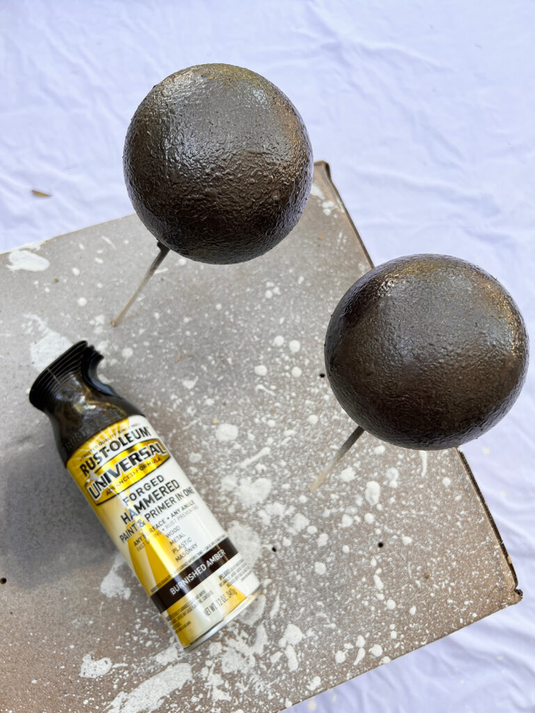 DIY Aged Iron Christmas Ornaments - Jenna Sue Design
