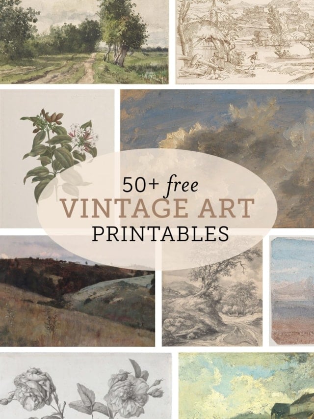 How to get free vintage art online - Jenna Sue Design