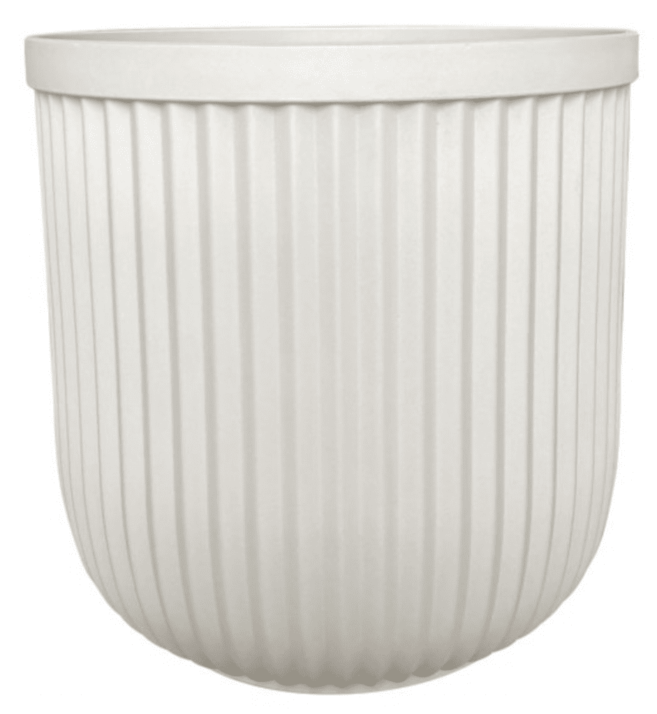 DIY Large Fluted Cement Planters - Jenna Sue Design