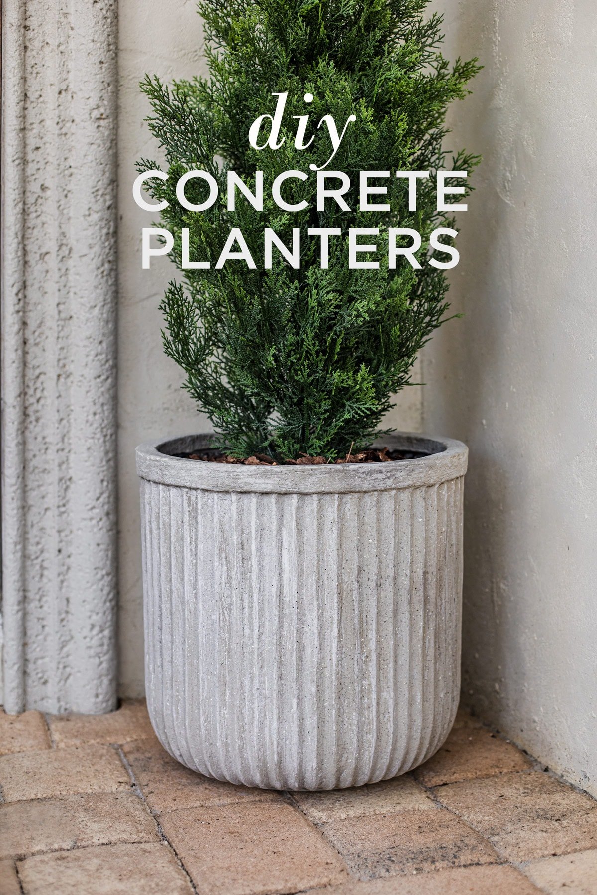 Diy Concrete Planters Diy Concrete Planters