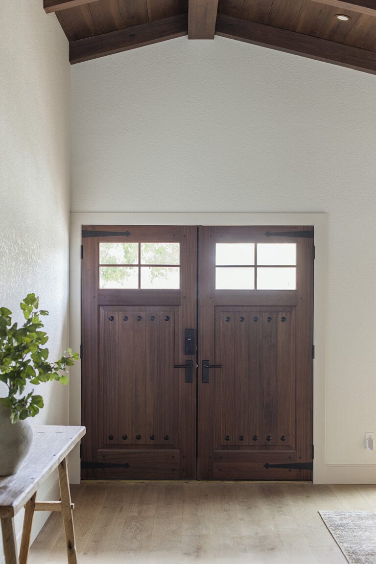 DIY Rustic Front Door Makeover - Jenna Sue Design