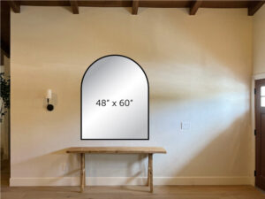 How to Make a Large Arched Mirror - Jenna Sue Design