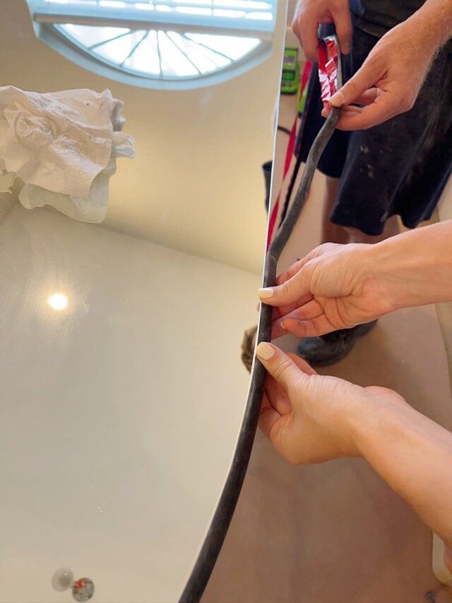 How to Make a Large Arched Mirror - Jenna Sue Design