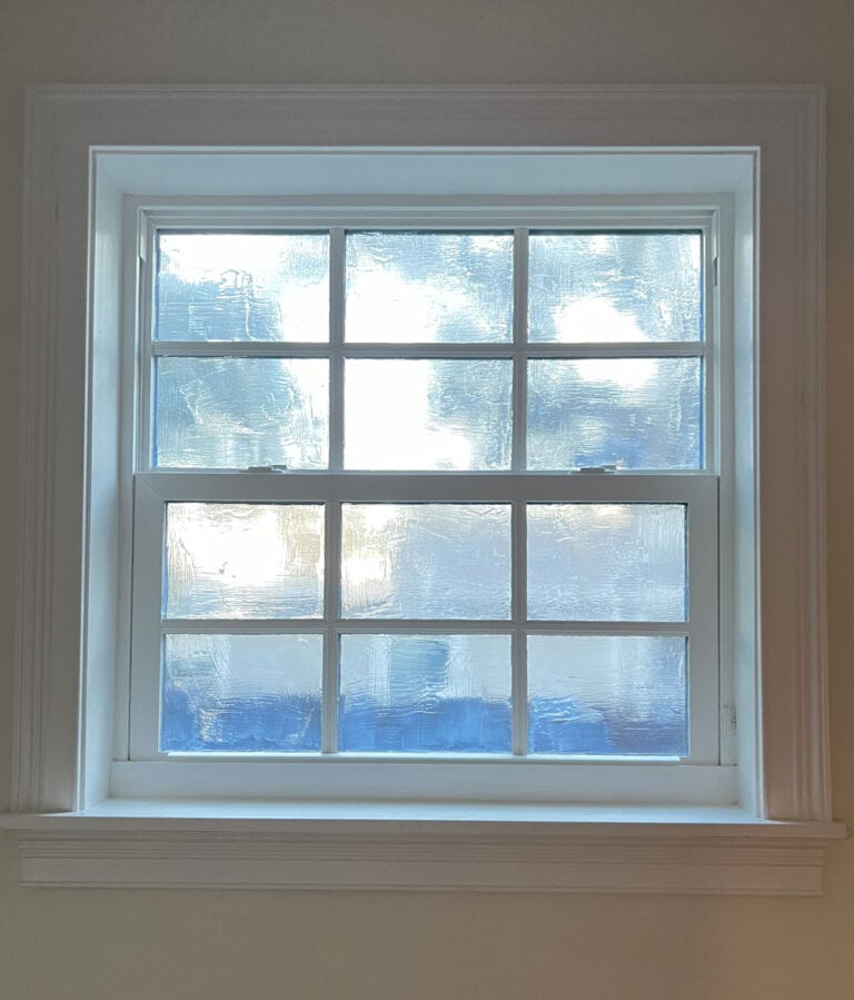 How to Paint Vinyl Windows - Jenna Sue Design