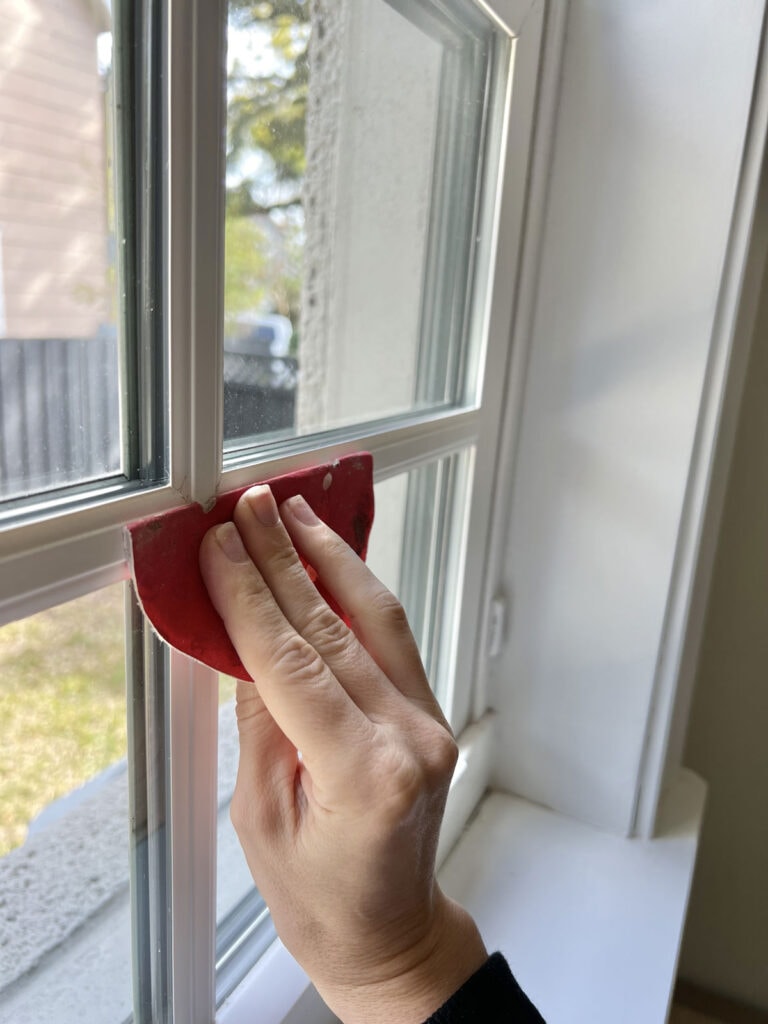 How to Paint Vinyl Windows - Jenna Sue Design