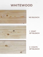 How to Bleach Wood - Jenna Sue Design