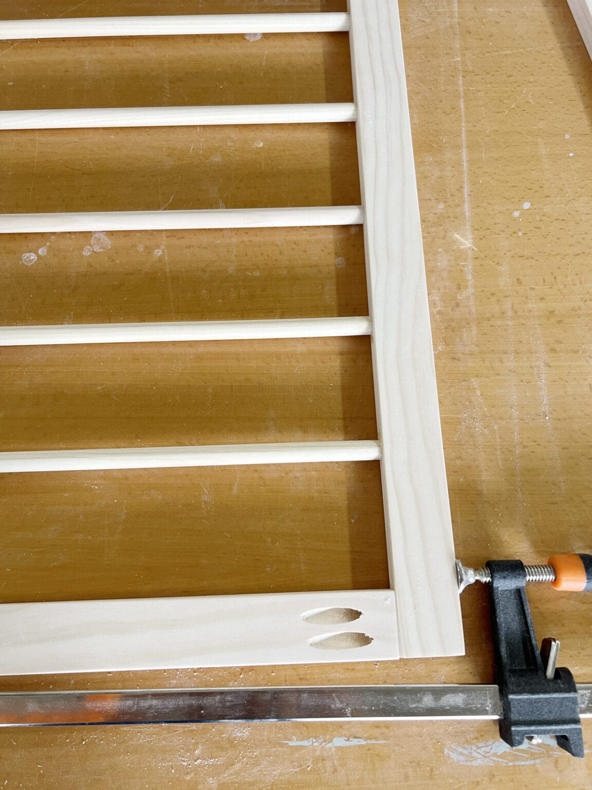 DIY Wall Mounted Clothes Drying Rack - Jenna Sue Design