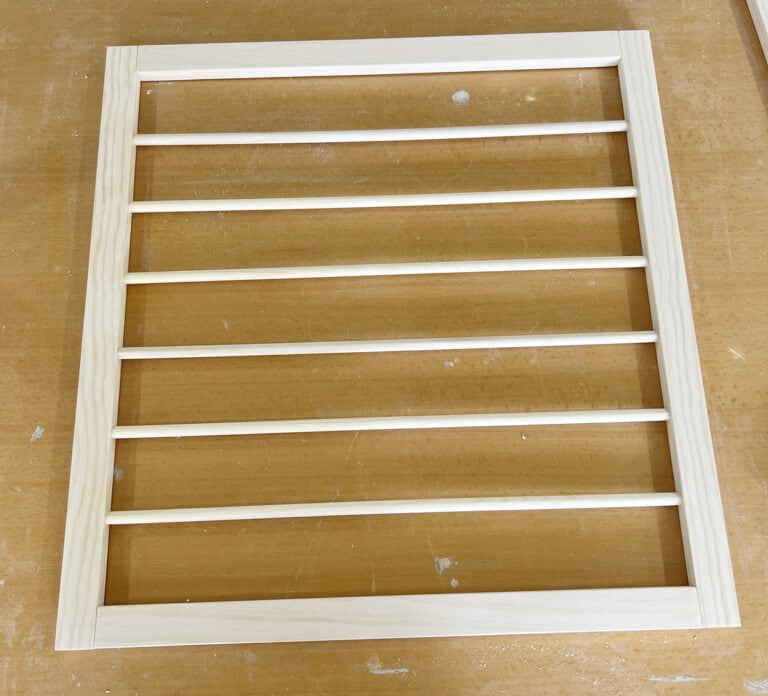 DIY Wall Mounted Clothes Drying Rack - Jenna Sue Design