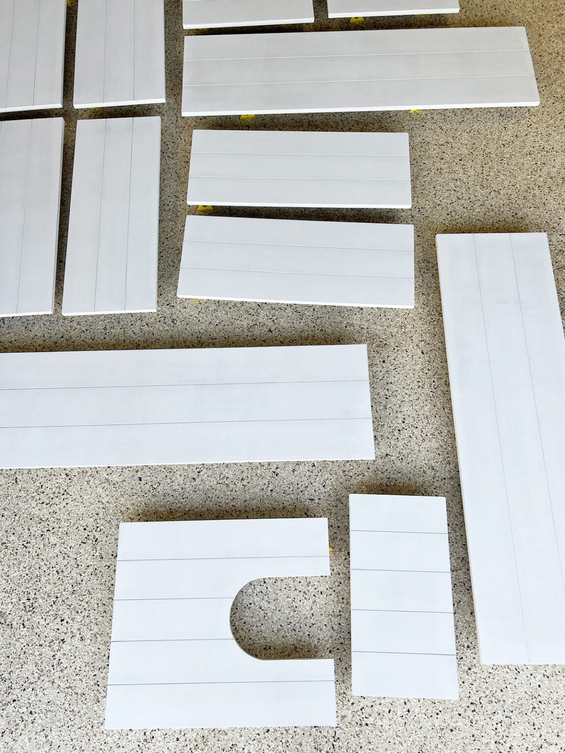 DIY V-Groove Cabinet Doors - Jenna Sue Design