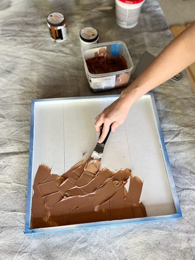 DIY Textured Canvas Art - Jenna Sue Design