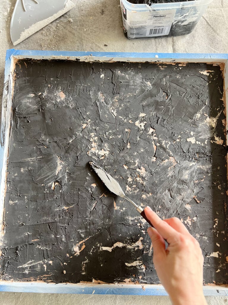 DIY Textured Canvas Art - Jenna Sue Design