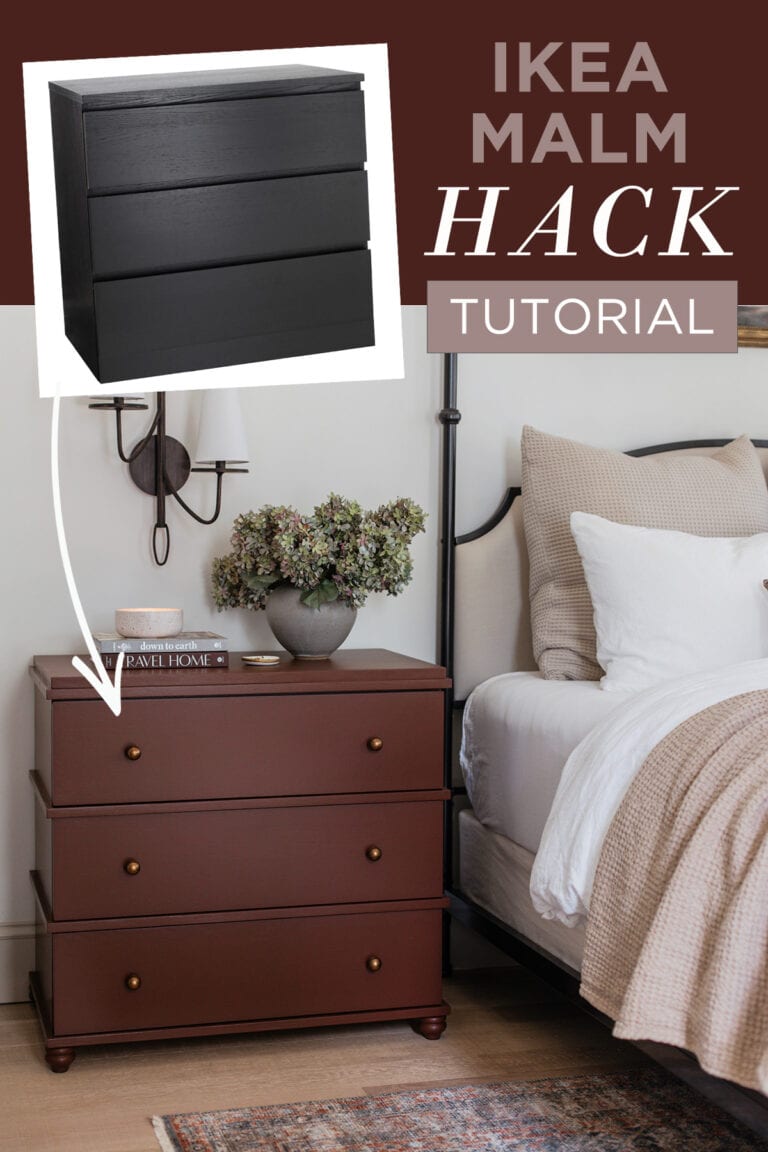 Ikea Malm nightstand hack - Jenna Sue Design