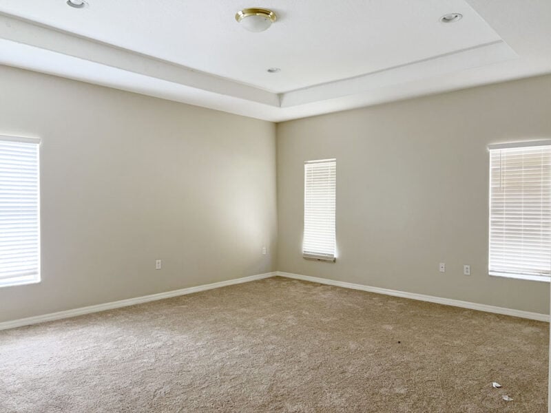 Spanish Sanctuary Primary Bedroom Design Plan - Jenna Sue Design