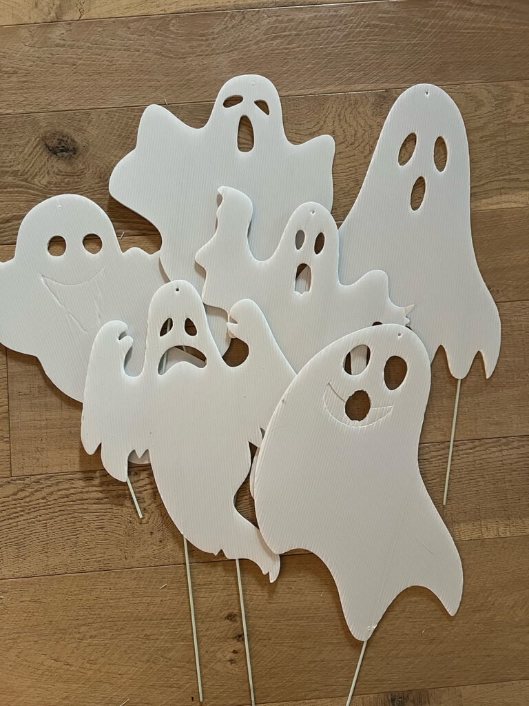 How to make Halloween Ghost Shadows - Jenna Sue Design