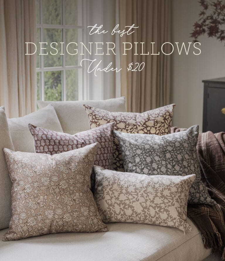 Affordable Designer Throw Pillows under $20 - Jenna Sue Design