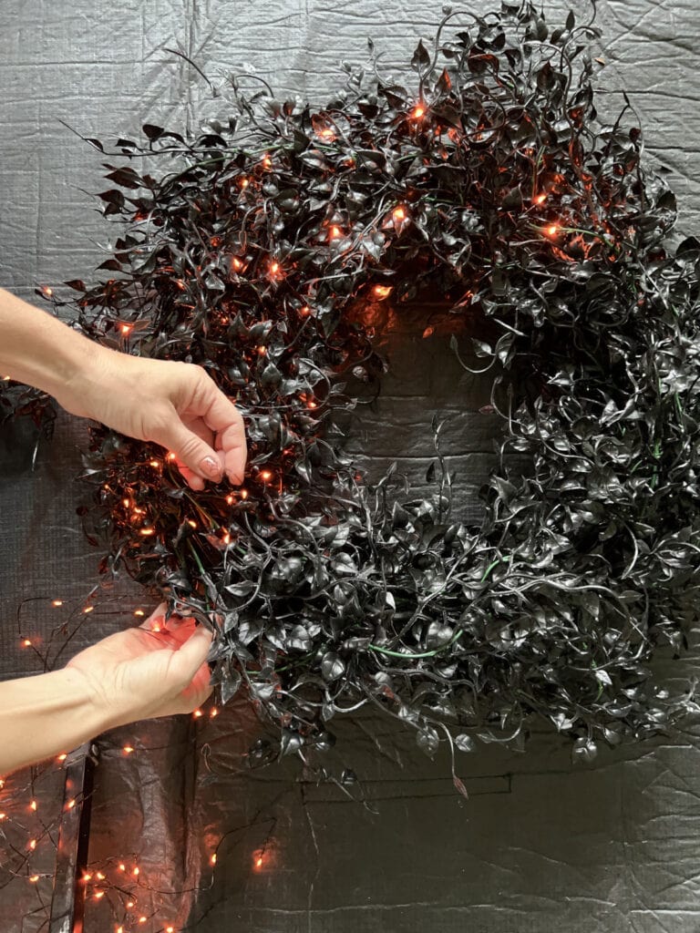 DIY Spooky Halloween Wreath - Jenna Sue Design