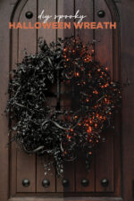 DIY Spooky Halloween Wreath - Jenna Sue Design