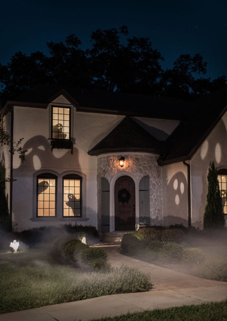 DIY Halloween Window Silhouettes - Jenna Sue Design