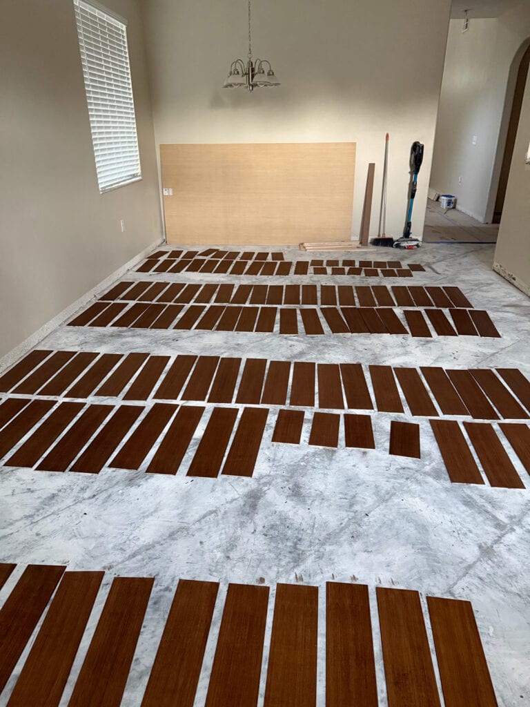 DIY Wood Plank and Beam Ceiling - Jenna Sue Design