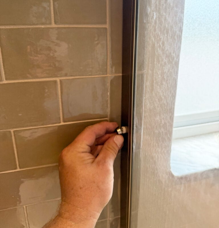 How to Install a Shower Screen - Jenna Sue Design