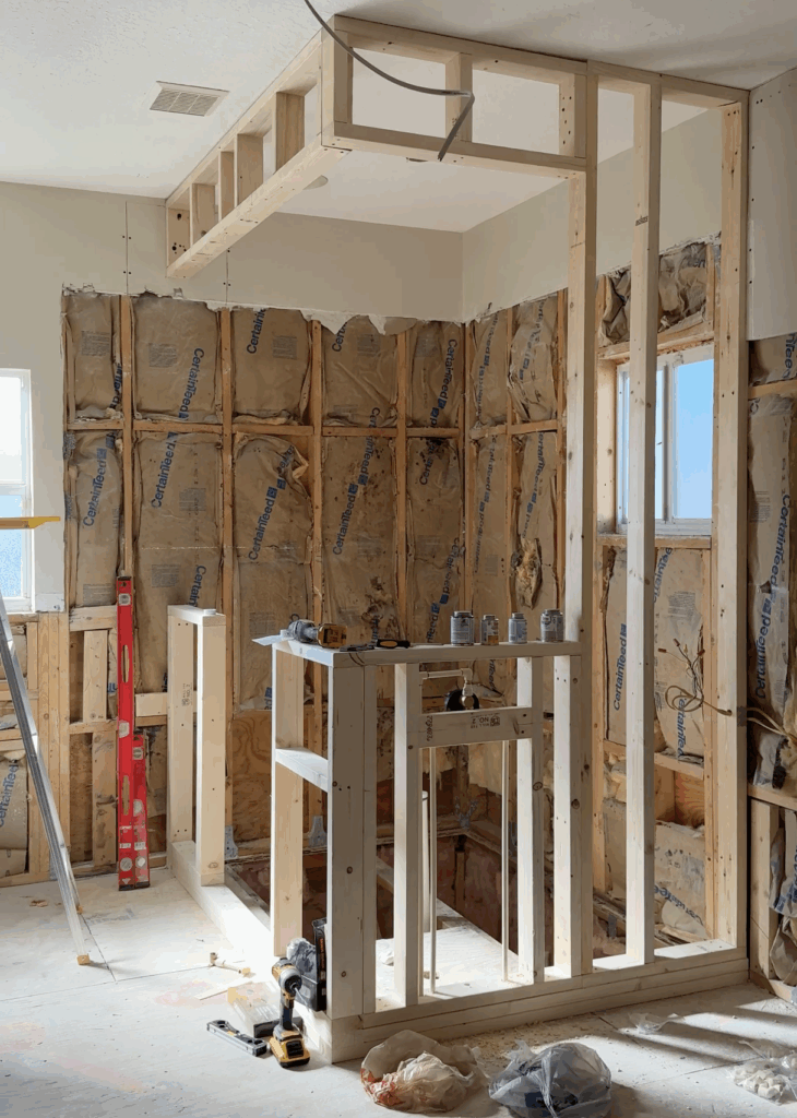 Our Custom Metal Shower Enclosure - Jenna Sue Design