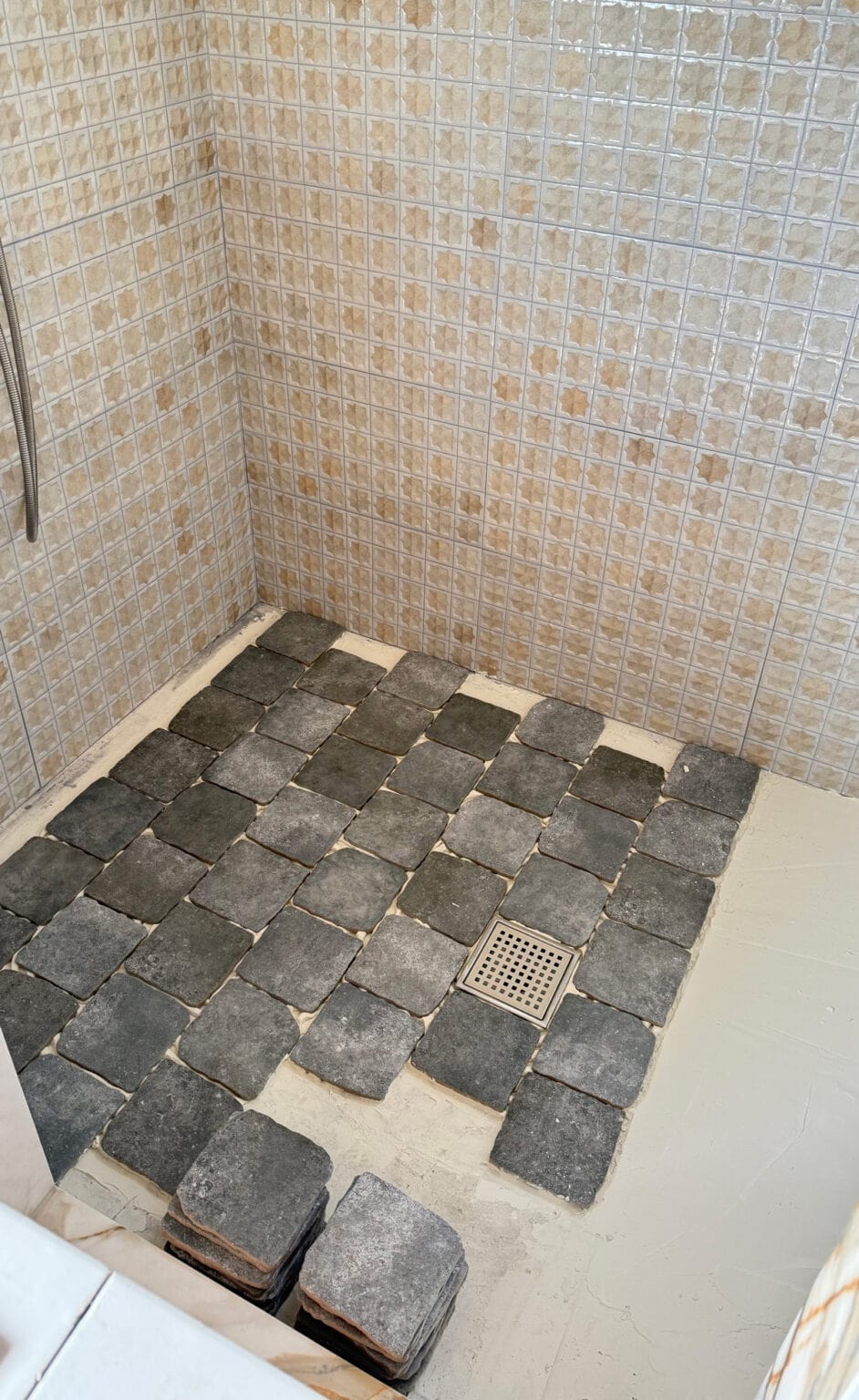 Our Custom Metal Shower Enclosure - Jenna Sue Design